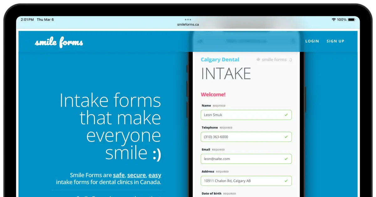 smile forms | welcome :)